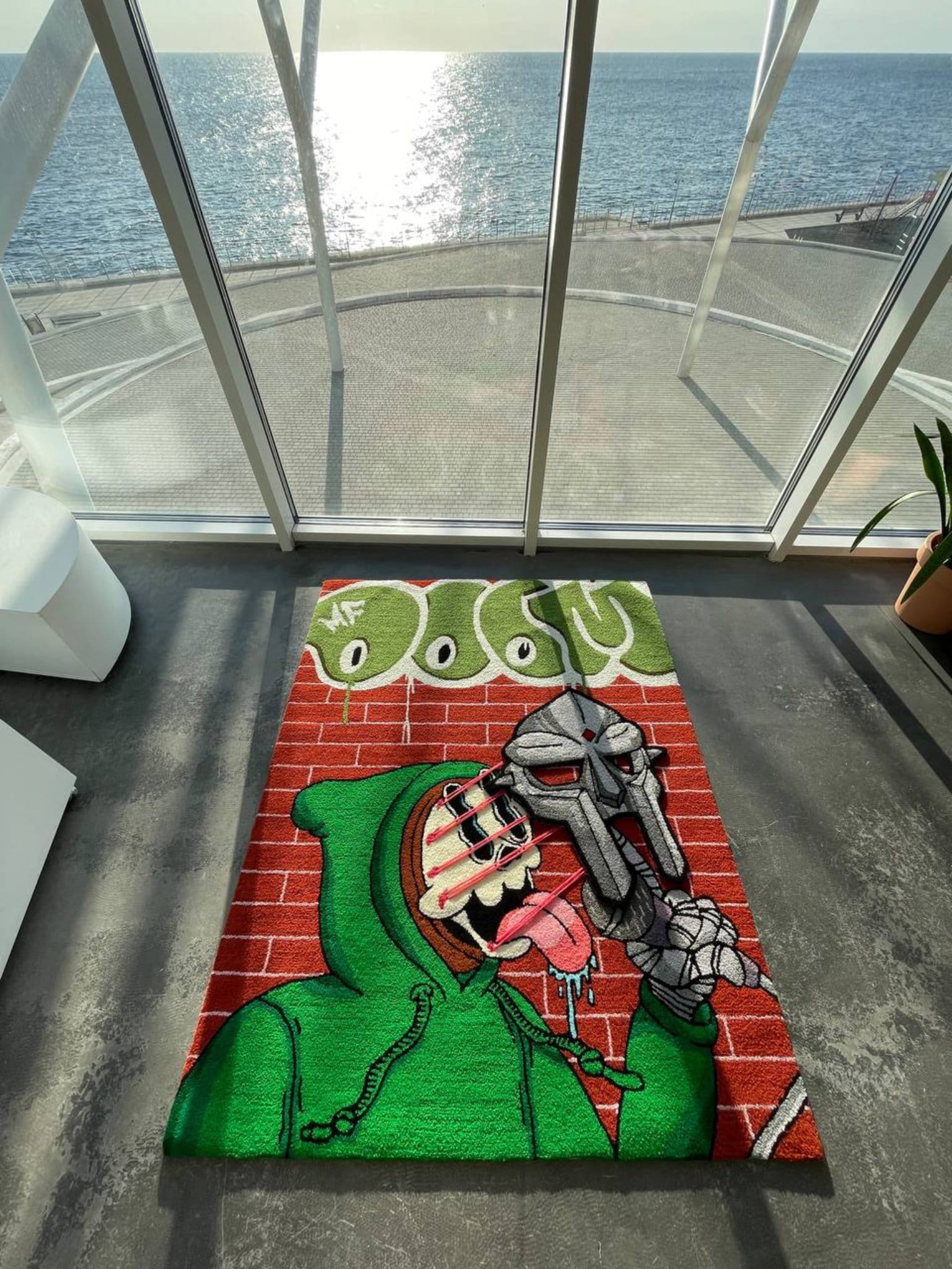 Custom Tufted Rapper Rug: MF DOOM Mask, Moving Parts - Etsy