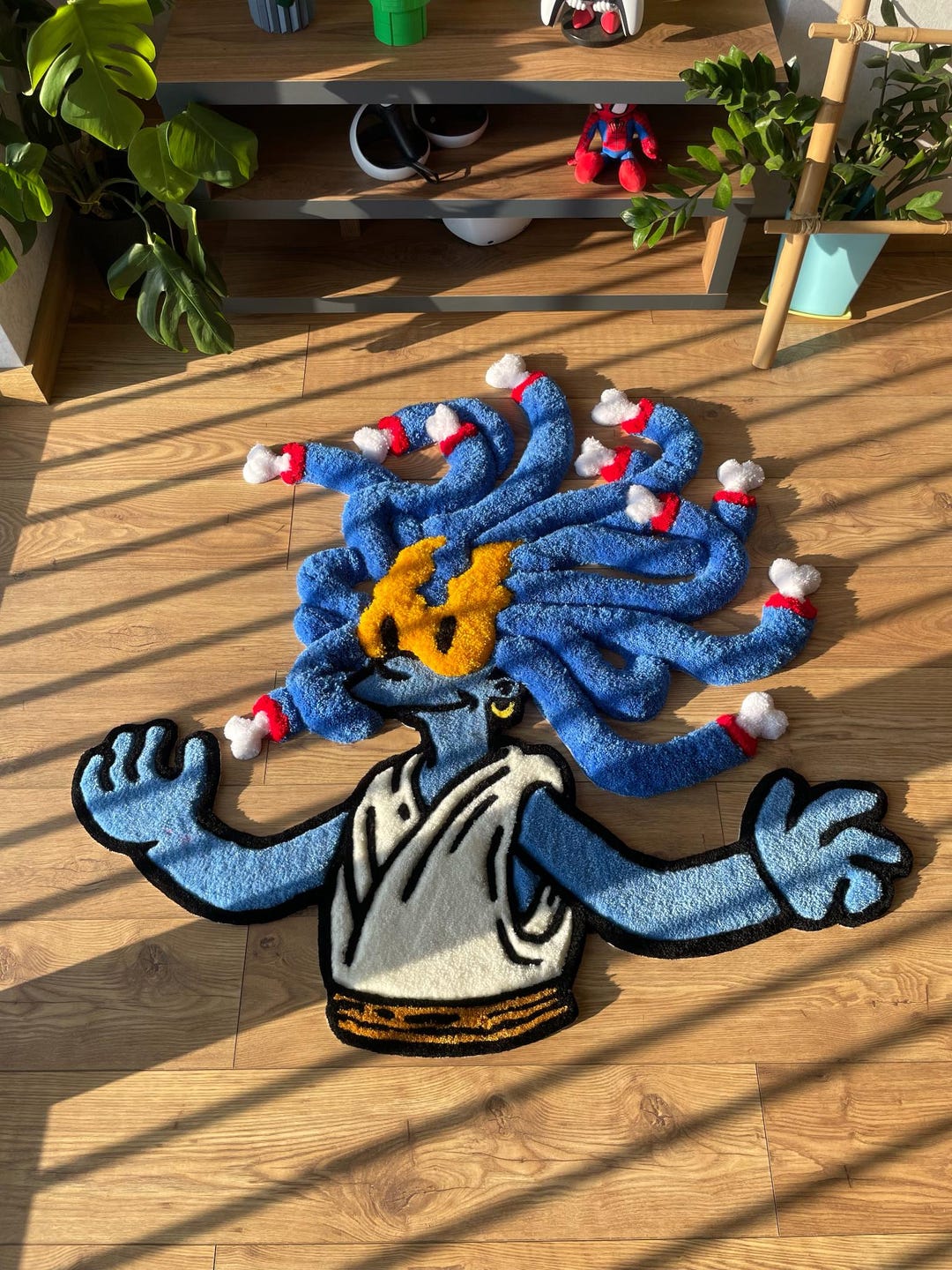 Marge Simpson Fluffy Tufted Custom Rug, 3d Tufted Rug, Fluffy Rug ...