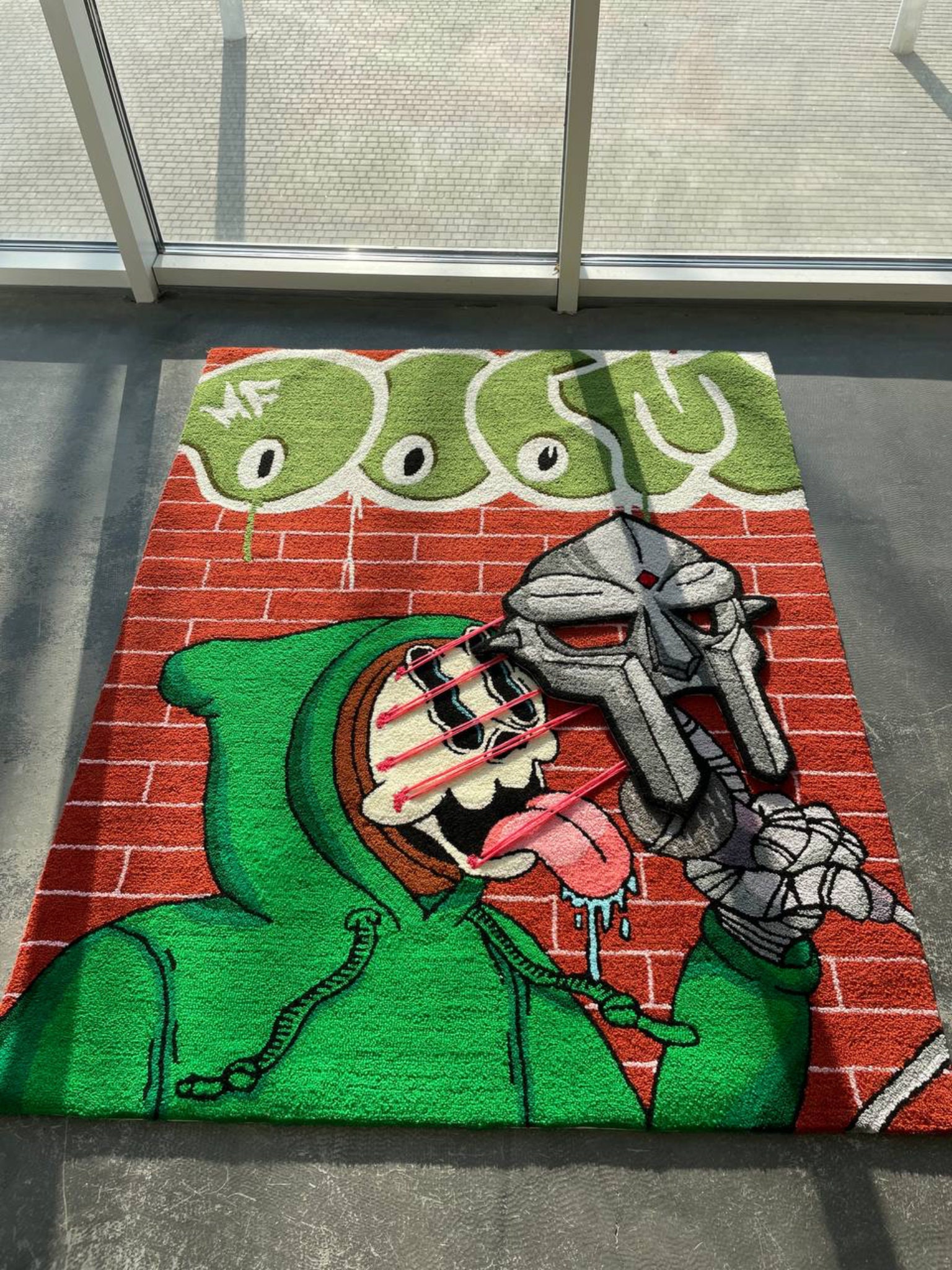 Custom Tufted Rapper Rug: MF DOOM Mask, Moving Parts - Etsy