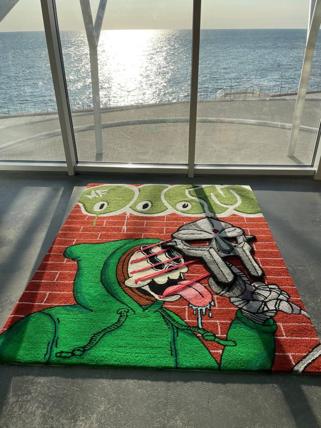 Custom Tufted Rapper Rug: MF DOOM Mask, Moving Parts - Etsy