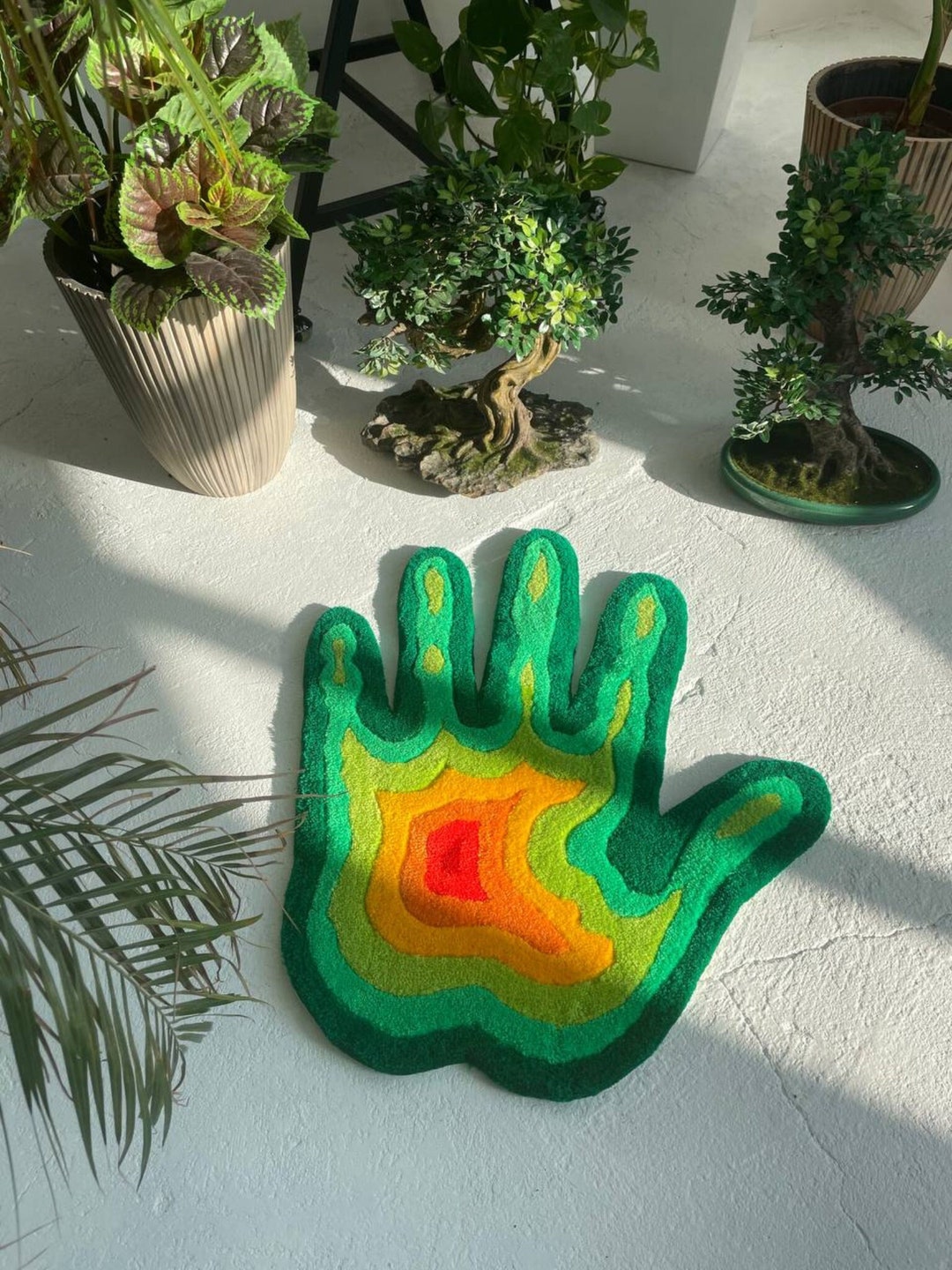 Human Hand Tufted Rug, 3d Tufted Rug, Human Anatomy Rug, Palm Rug ...