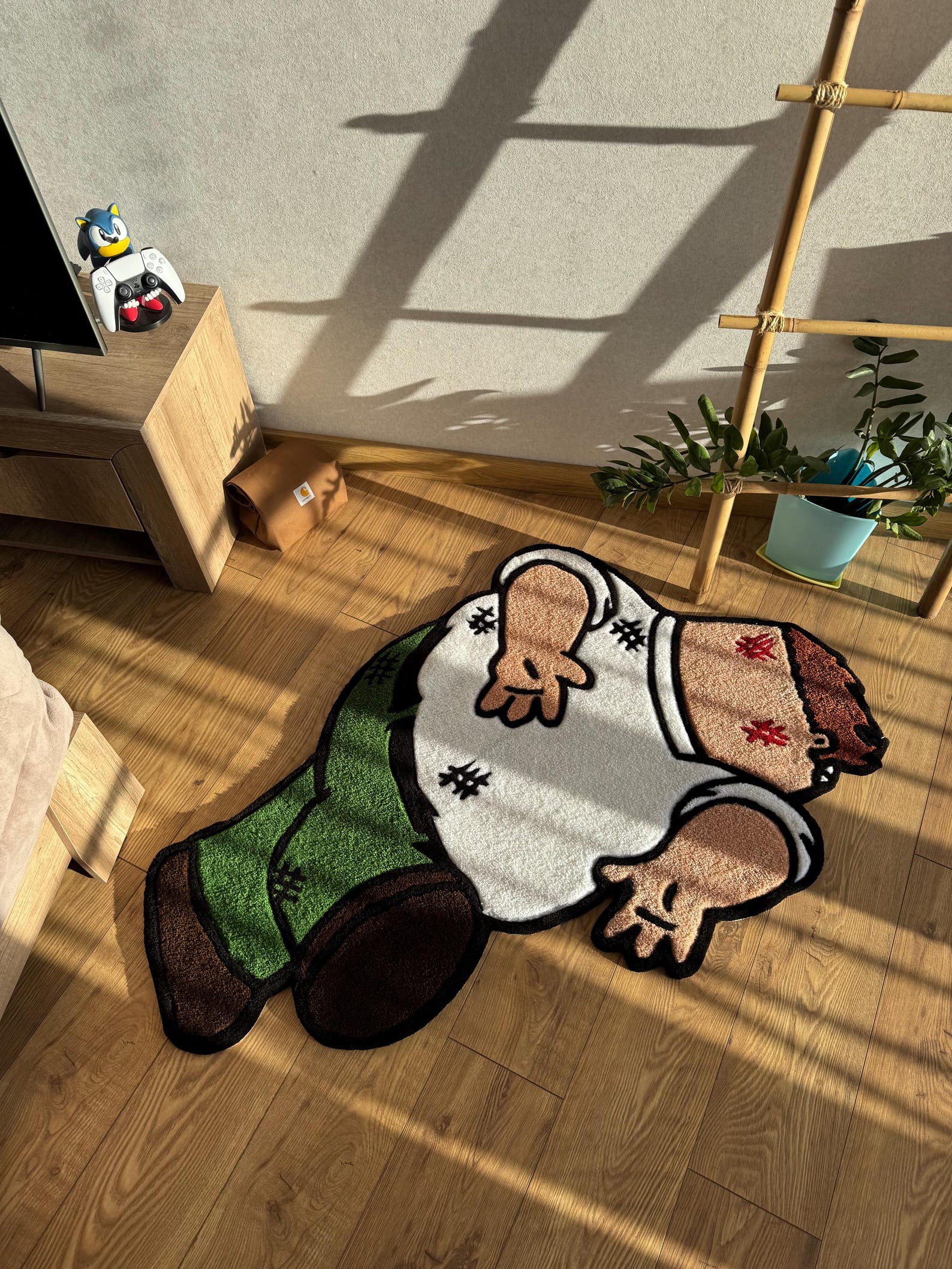Griffin Smashed Rug: Family Guy Handmade Wool Tufted Carpet - Etsy