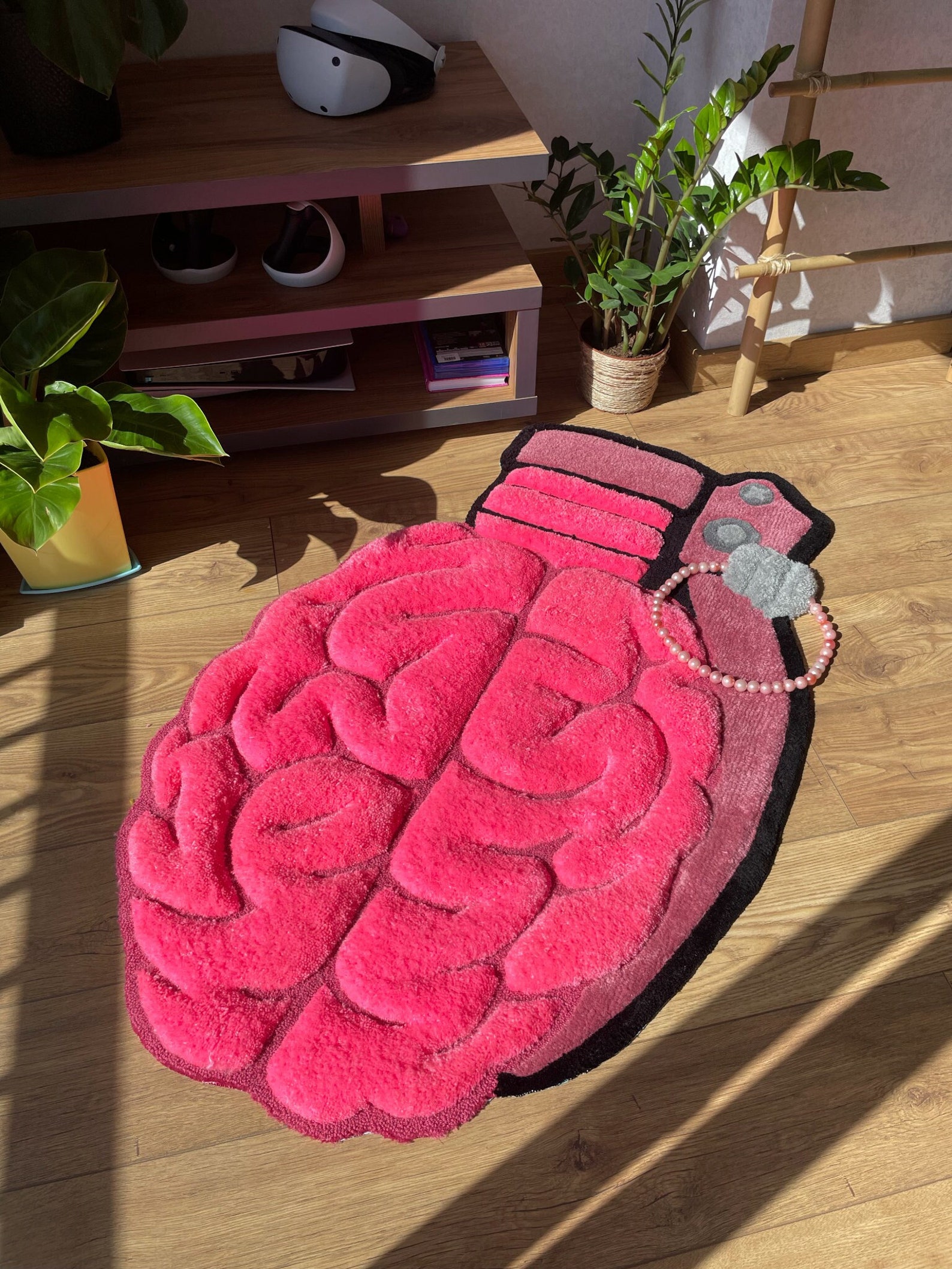 Fluffy Custom Brain Rug, Handmade Tufted 3d Carpet, High Pile Rug, Bomb ...
