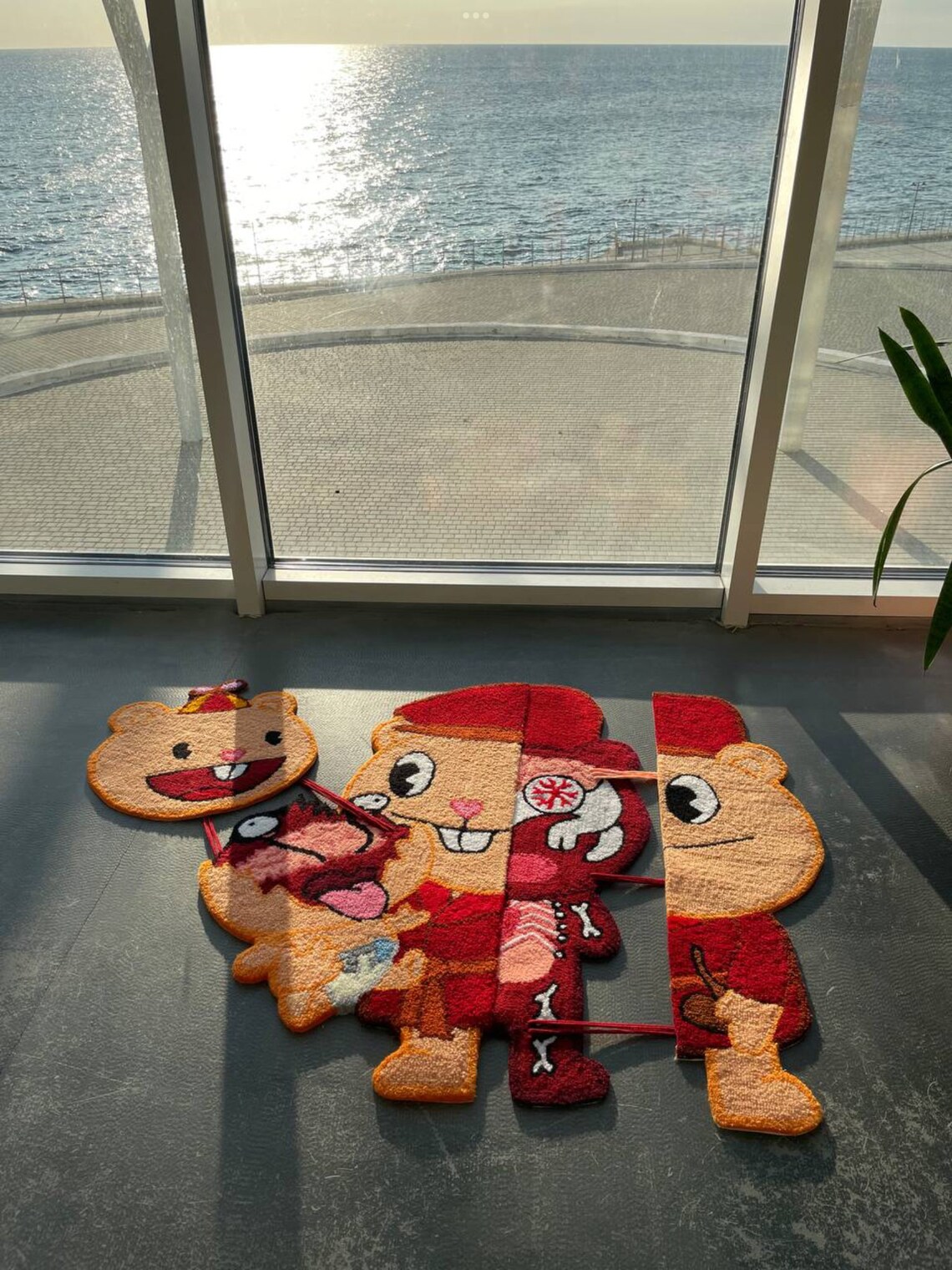 Pope HTF Collection Rug, Skeleton Rug, Handmade Tufted Custom Rug ...