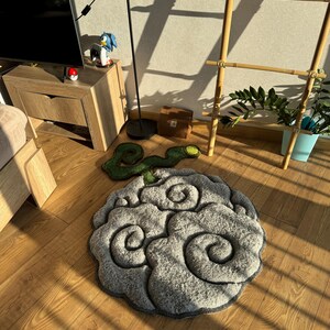 Fluffy Carpet Devil Fruit, 3d Custom Rug, Gomu Gomu Moku Moku Fruit ...