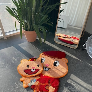 Pope HTF Collection Rug, Skeleton Rug, Handmade Tufted Custom Rug ...