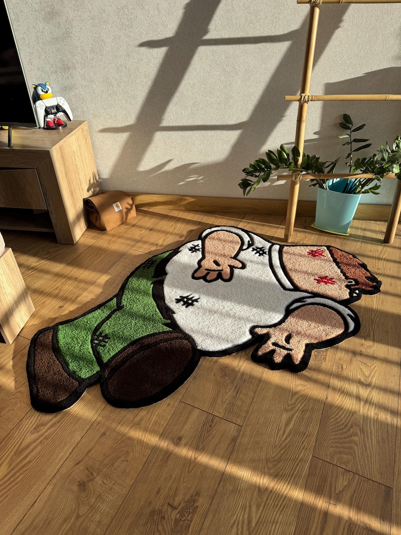 Griffin Smashed Rug: Family Guy Handmade Wool Tufted Carpet - Etsy