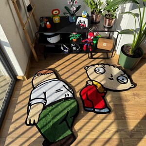 Griffin Rug, Family Guy Custom Rug Tufting, Handmade Wool Carpet - Etsy