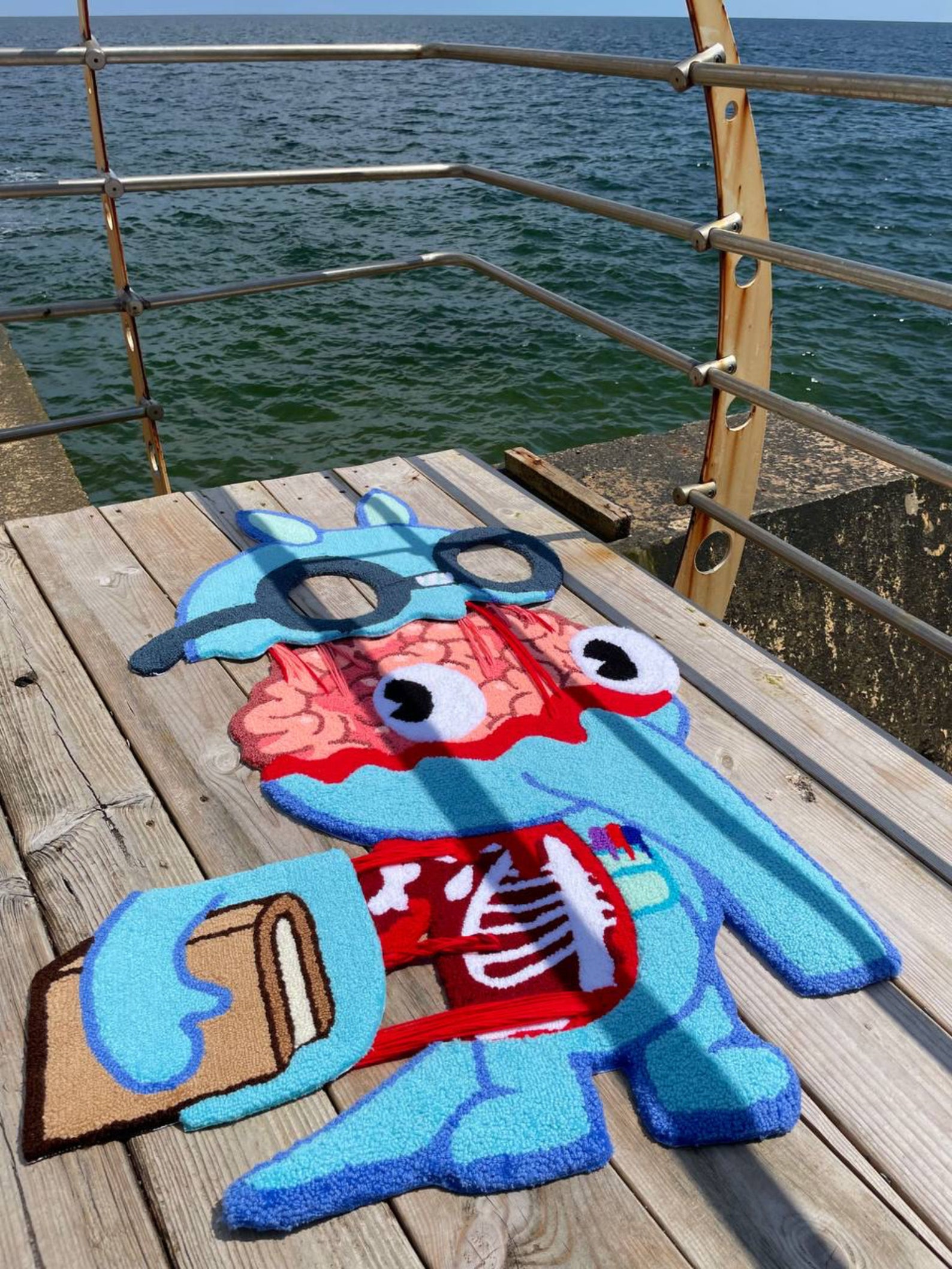 Sniffles From HTF Collection Rug, Skeleton Rug, Handmade Tufted Custom ...