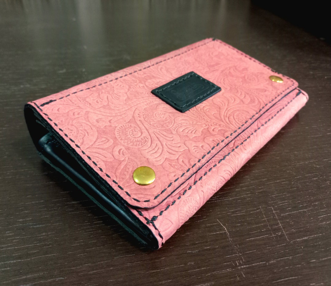 Handmade Leather Wallets for Women ,purse, Big Wallet, Sections Wallet ...