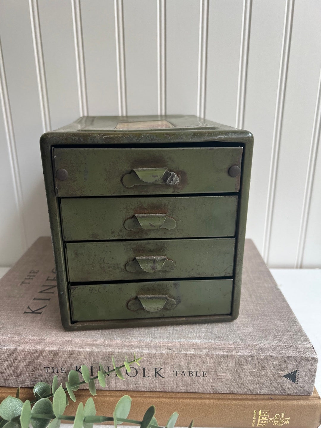 Vintage Industrial Steelmaster File-a-way Metal Storage Bin 4-drawer ...