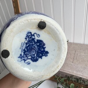 Vintage Victoria Ware Ironside Flow Blue Vase Timeless Victorian Era ...