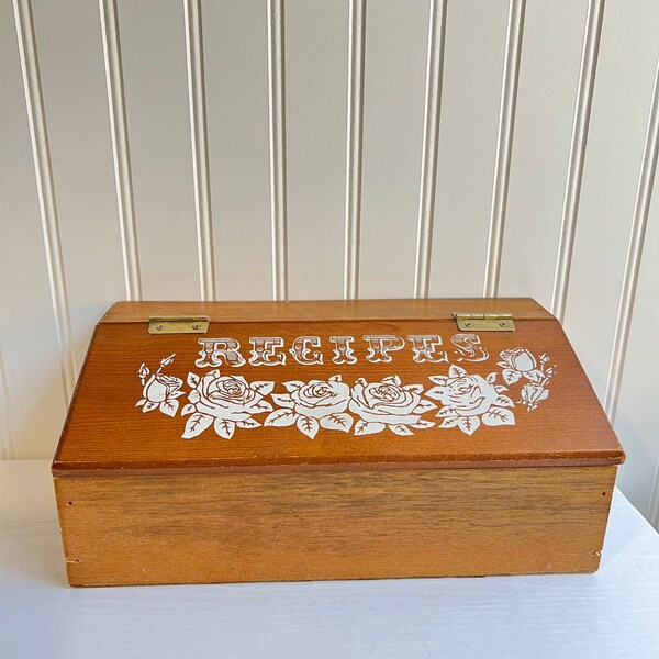 Rustic Recipe Box - Etsy