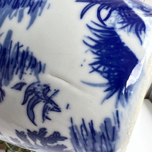 Vintage Victoria Ware Ironside Flow Blue Vase Timeless Victorian Era ...