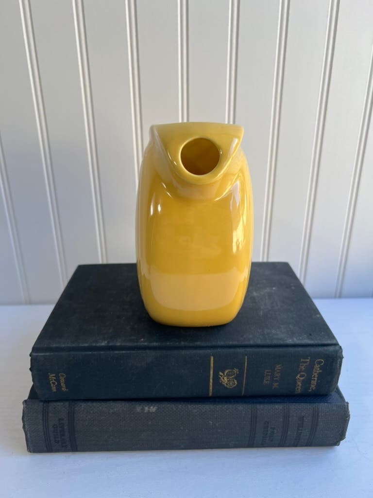 Fiestaware Large Daffodil Yellow Disc Water Pitcher Vintage - Etsy