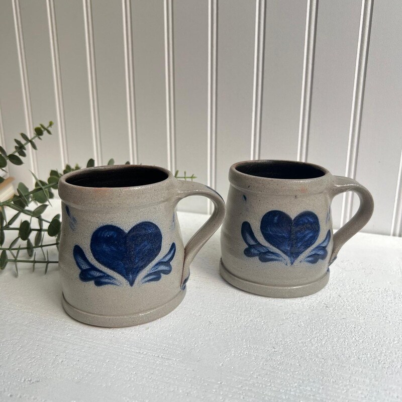 Rowe Pottery Heart - Etsy