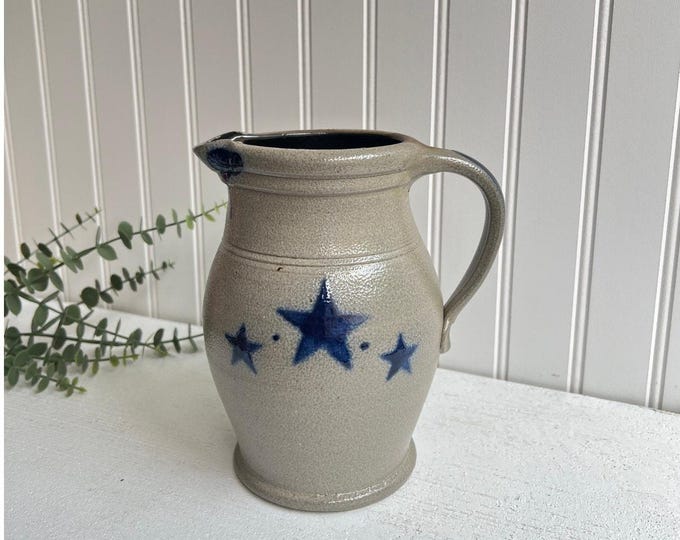 Vintage Rowe Pottery Works Pitcher 7" Rowe Pottery Pitcher Salt Glaze ...