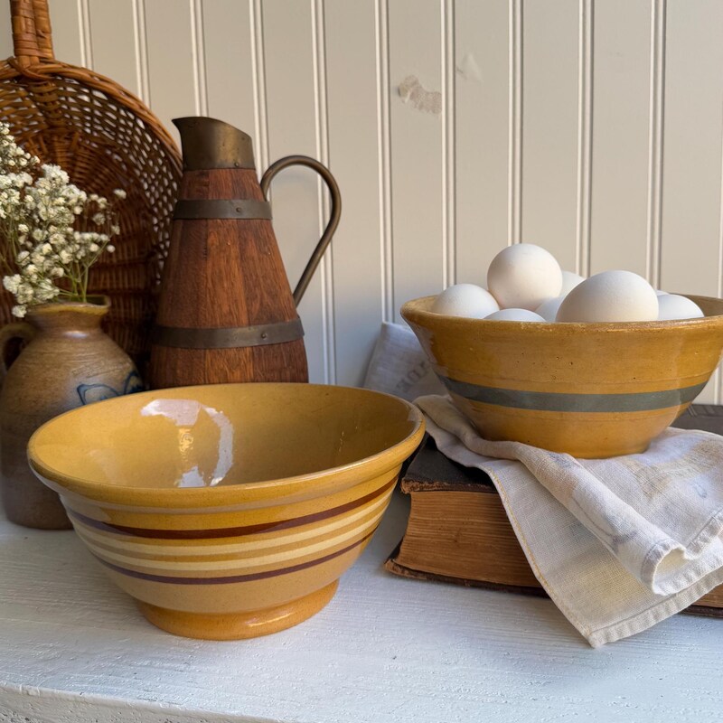 Antique Yellow Ware - Etsy