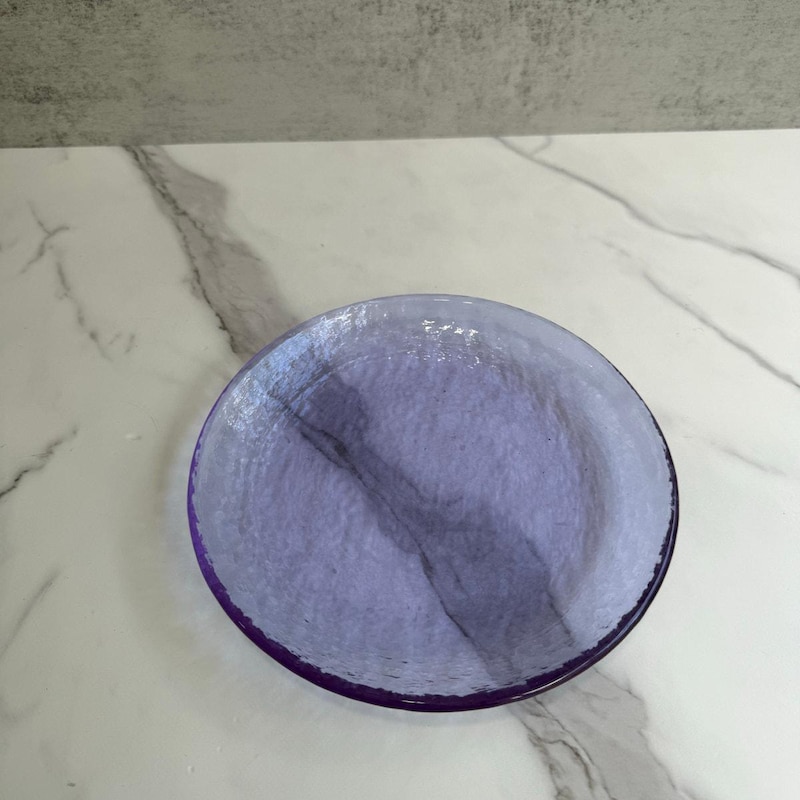 Recycled Glass Plate - Etsy