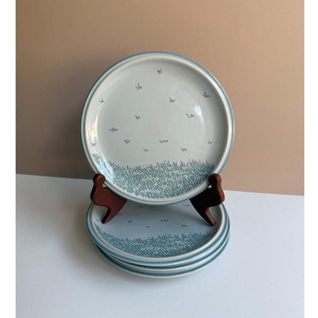 Vintage Thomas Germany Salad Plates | Springtime Pattern | Set of 5 ...