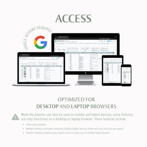 Digital Party Planner Template | Event Planner | Spreadsheet Template ...