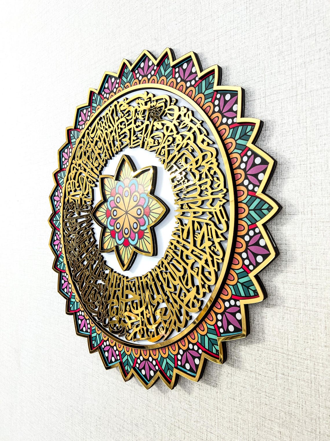 Arabic Calligraphy Al Fatiha,surah Al Fatiha Islamic Wall Art, Islamic ...