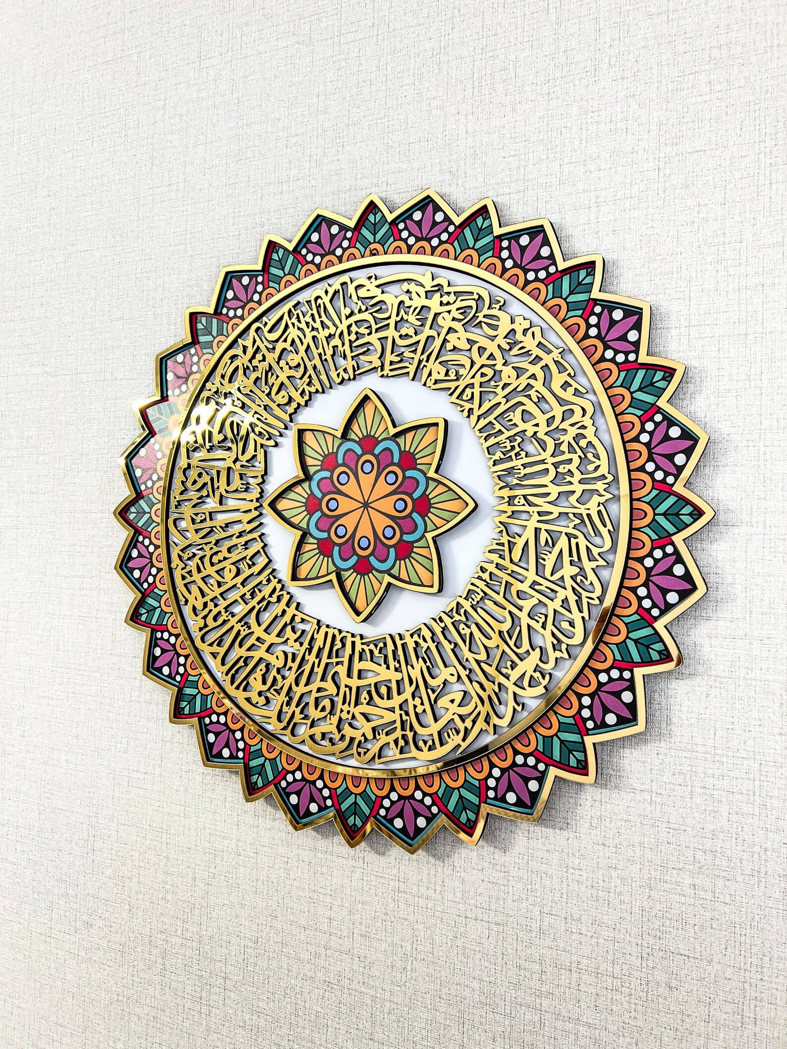 Arabic Calligraphy Al Fatiha,surah Al Fatiha Islamic Wall Art, Islamic ...