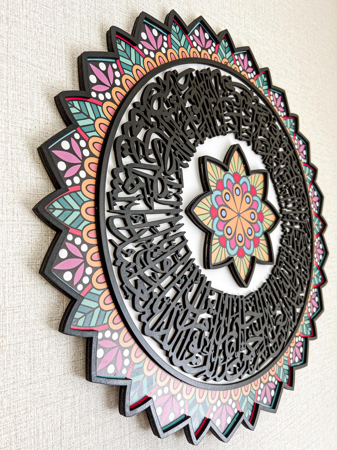 Arabic Calligraphy Al Fatiha,surah Al Fatiha Islamic Wall Art, Islamic ...