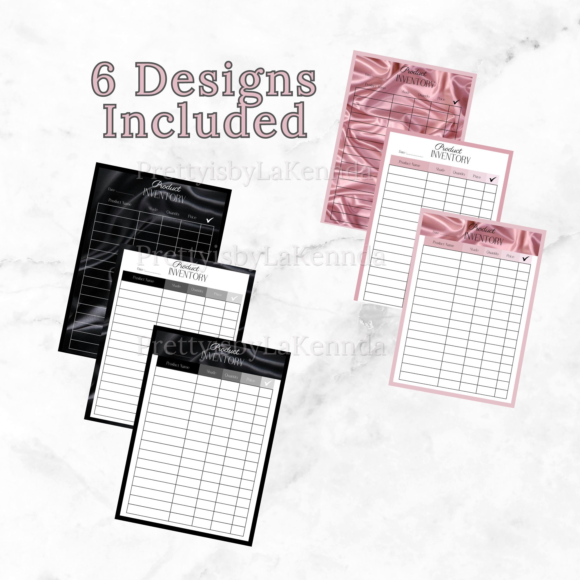 6 Editable Inventory Management Forms, Inventory Tracker PDF, Product ...