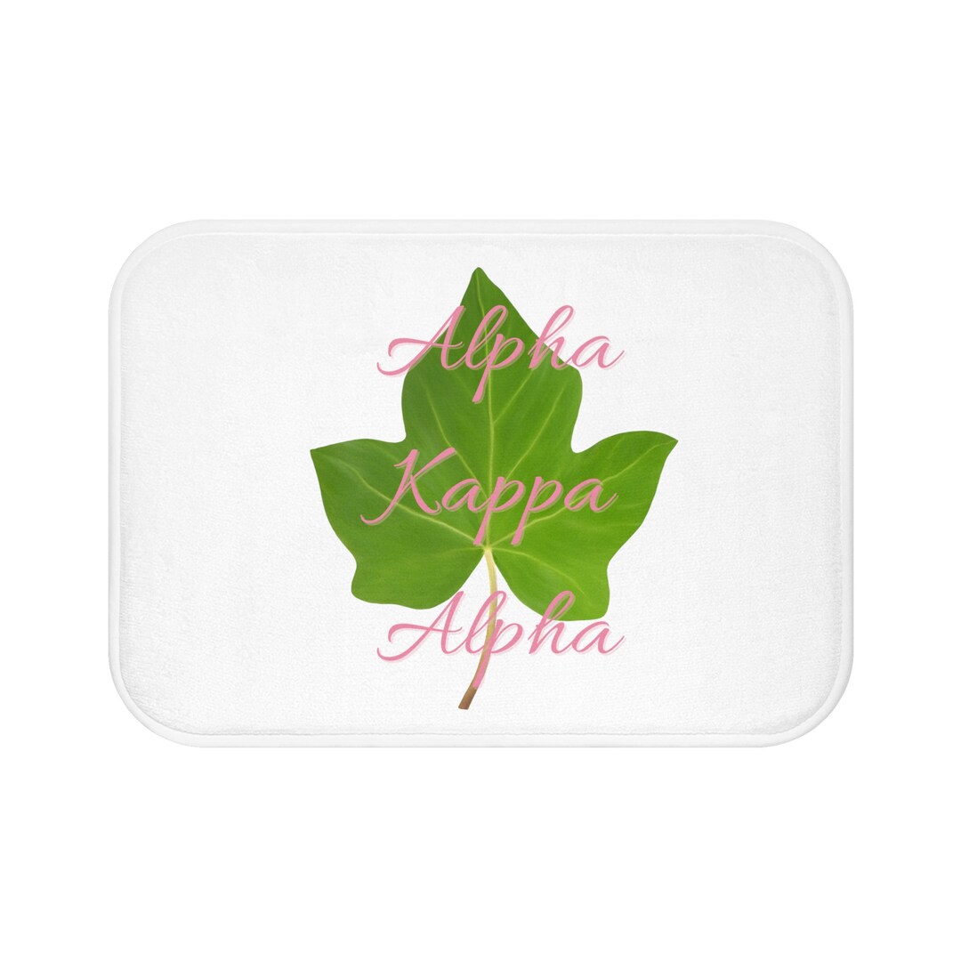 Alpha Kappa Alpha Bath Mat - Etsy