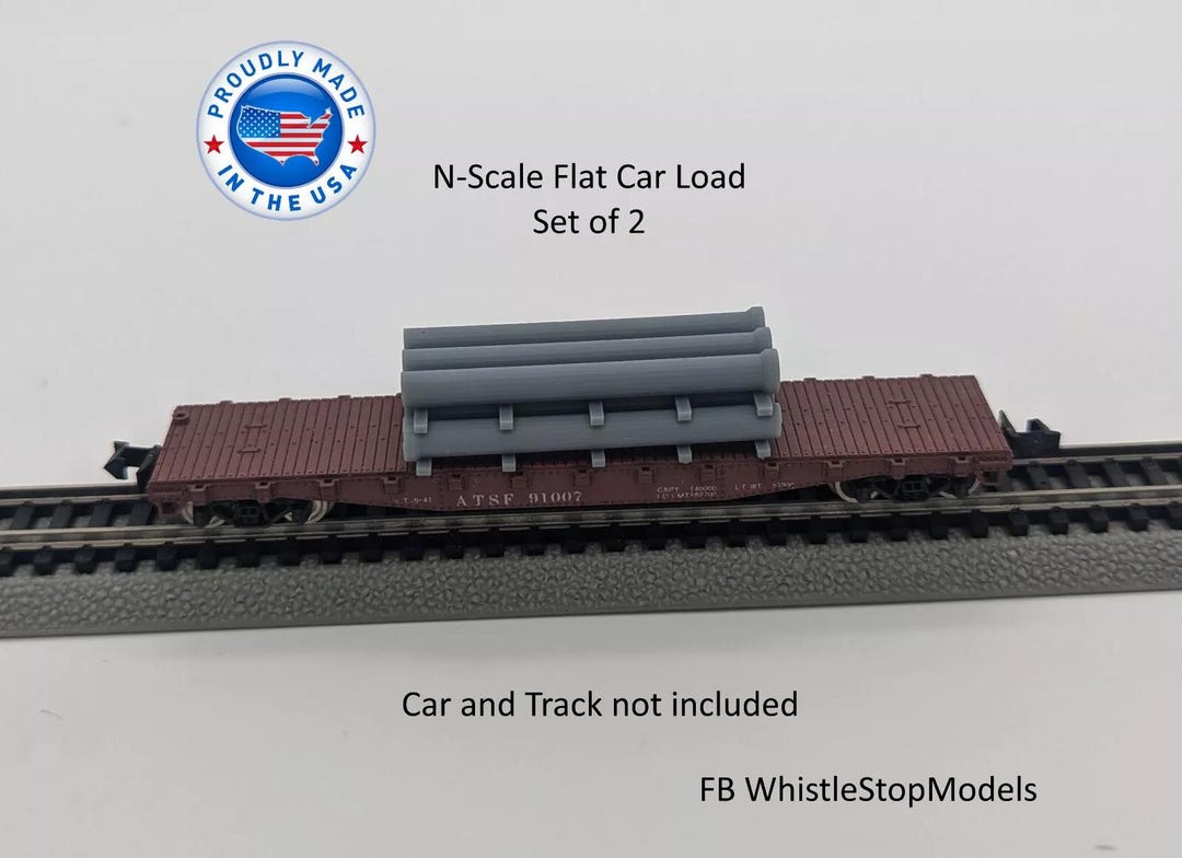 N Scale Concrete Pipe Load Set of 2 - Etsy