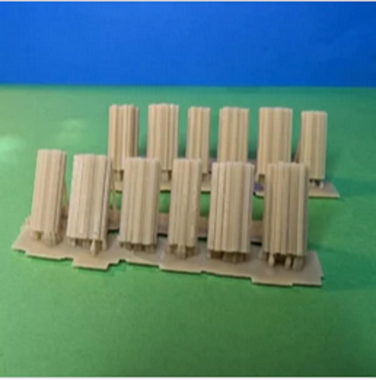 HO Scale Stacks of Lumber Set of 10 - Etsy