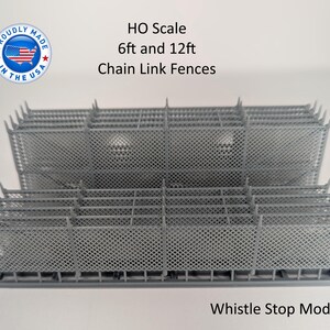 HO Scale 6 Ft Tall Chain Link Fence HO2001 - Etsy