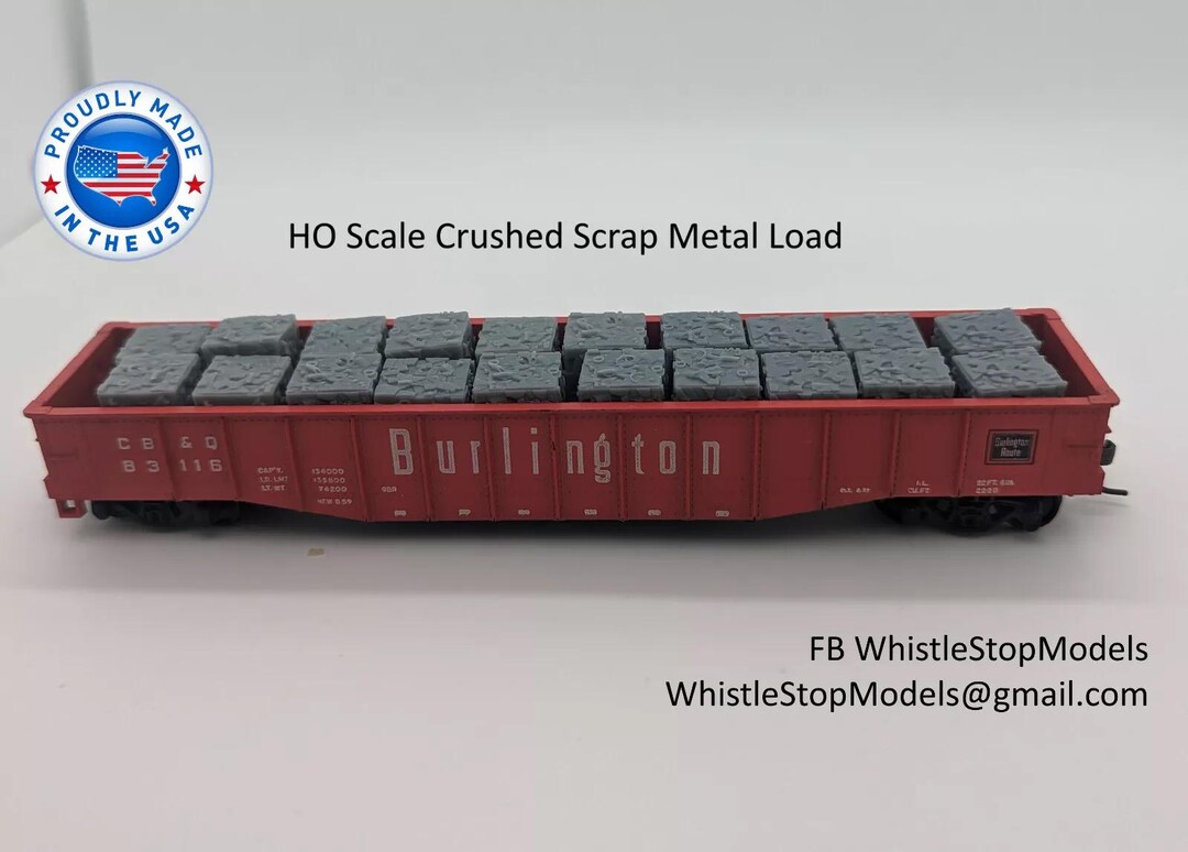 HO Scale Crushed Scrap Load - Etsy