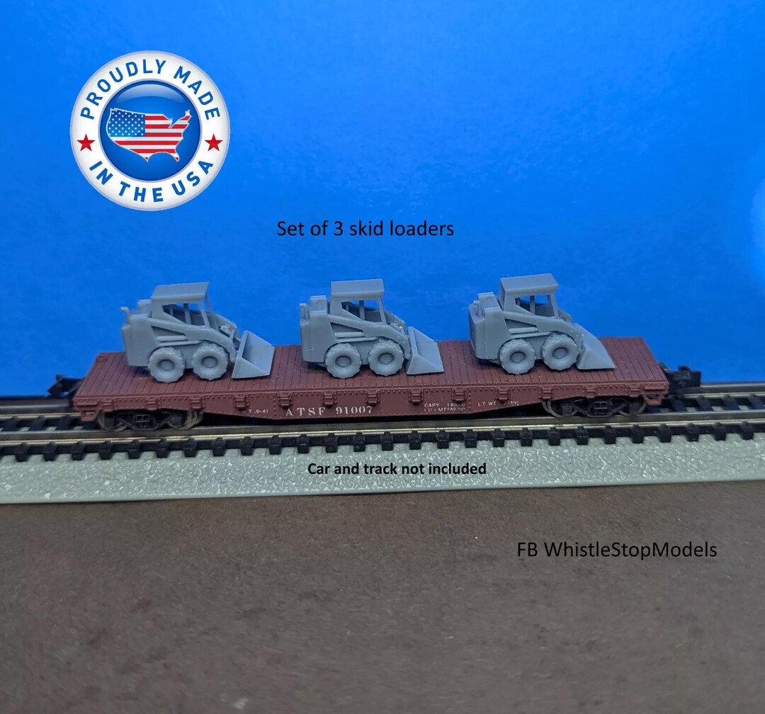 Z Scale Skid Loaders Set of 3 Z9006 - Etsy