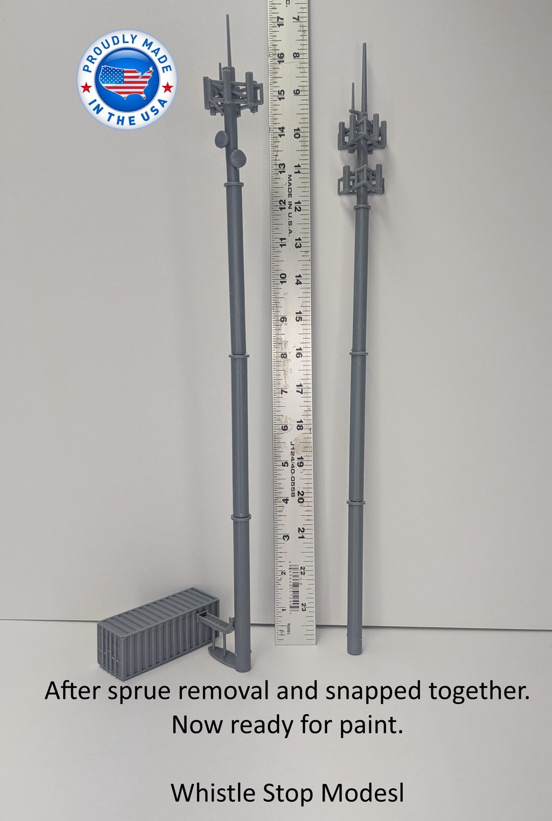 Ho-scale Cell Towers Set of 2 - Etsy