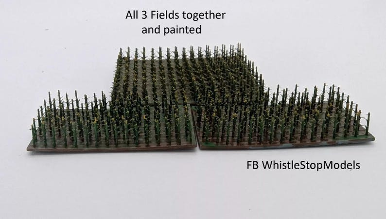 N Scale Corn Field Set of 3 - Etsy
