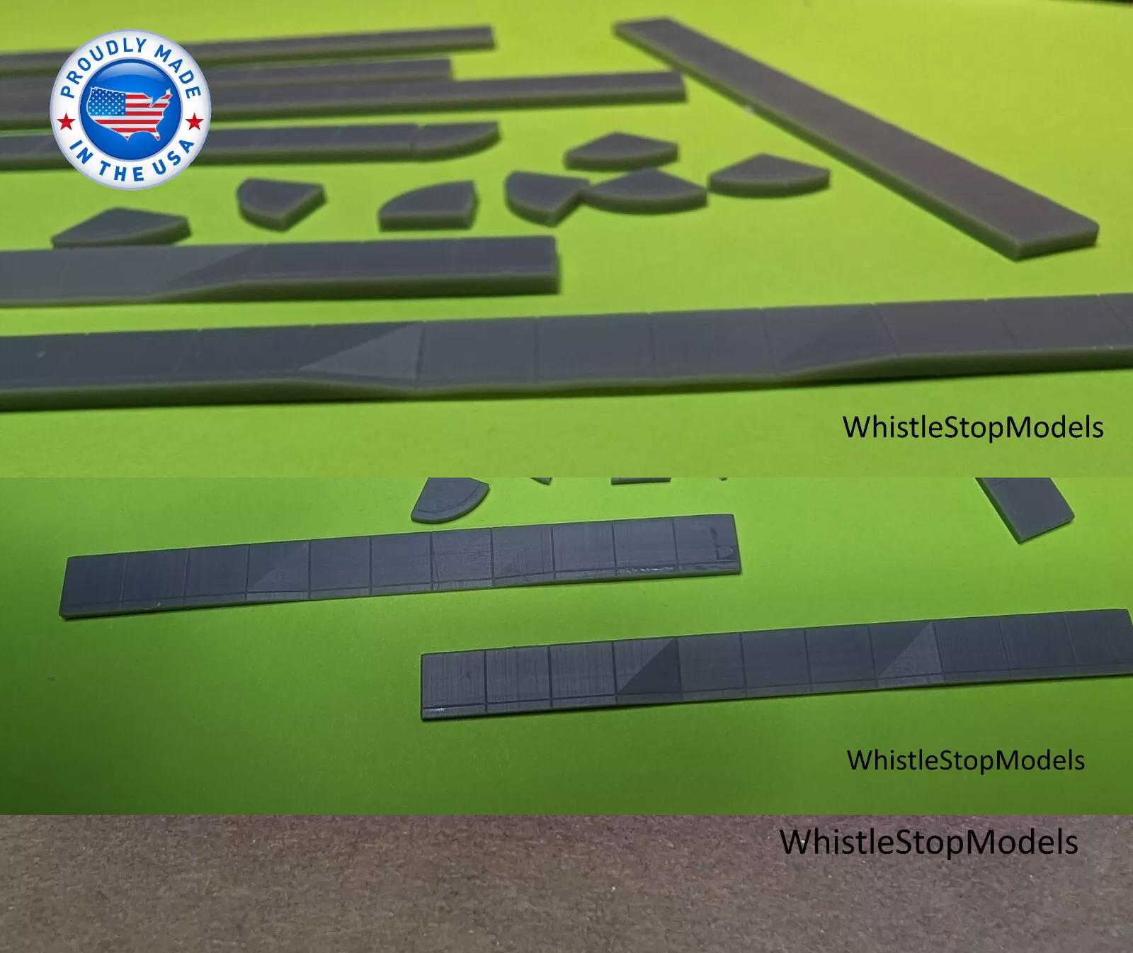 24" of N Scale Sidewalk With Highest Details - Etsy