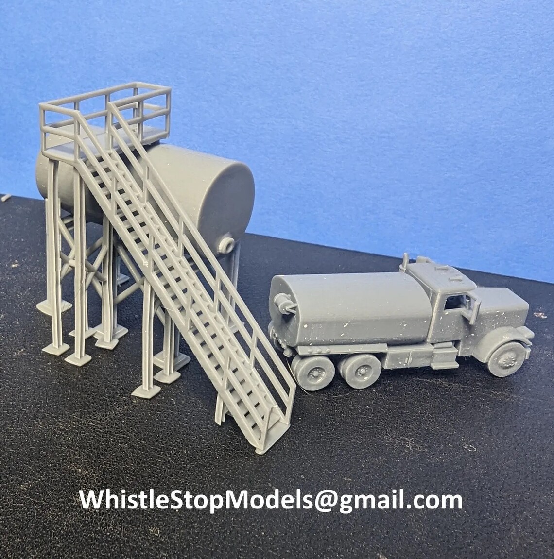 N Scale Water or Fuel Tank and Truck - Etsy