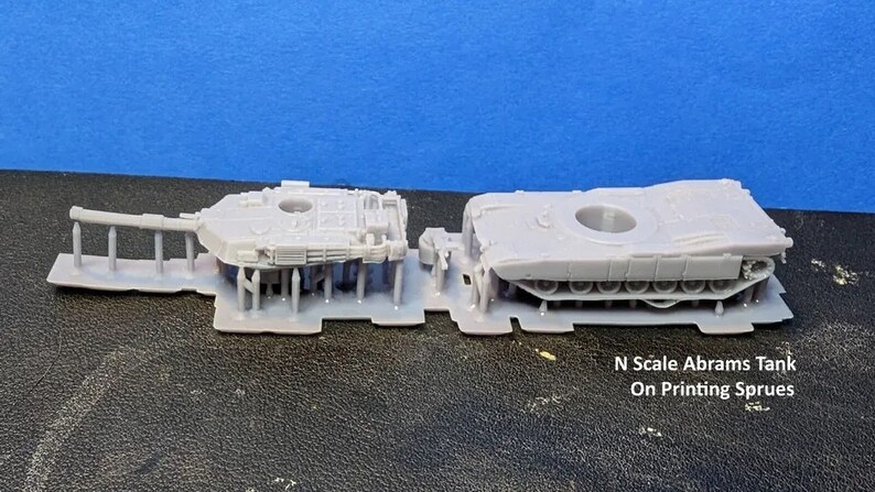 N Scale 1/160 Abrams Tank | Whistle Stop Models - Etsy