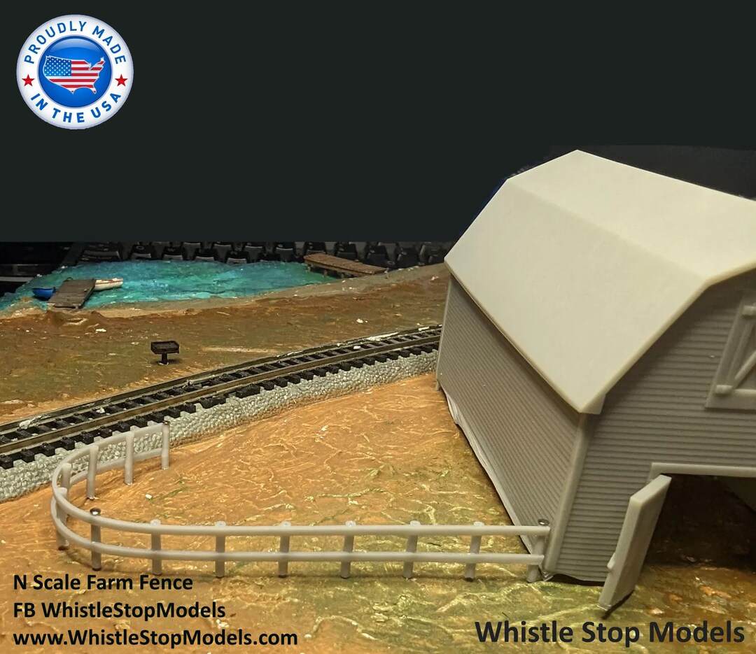 N Scale Farm Fence Set of 5 Easy to Install - Etsy