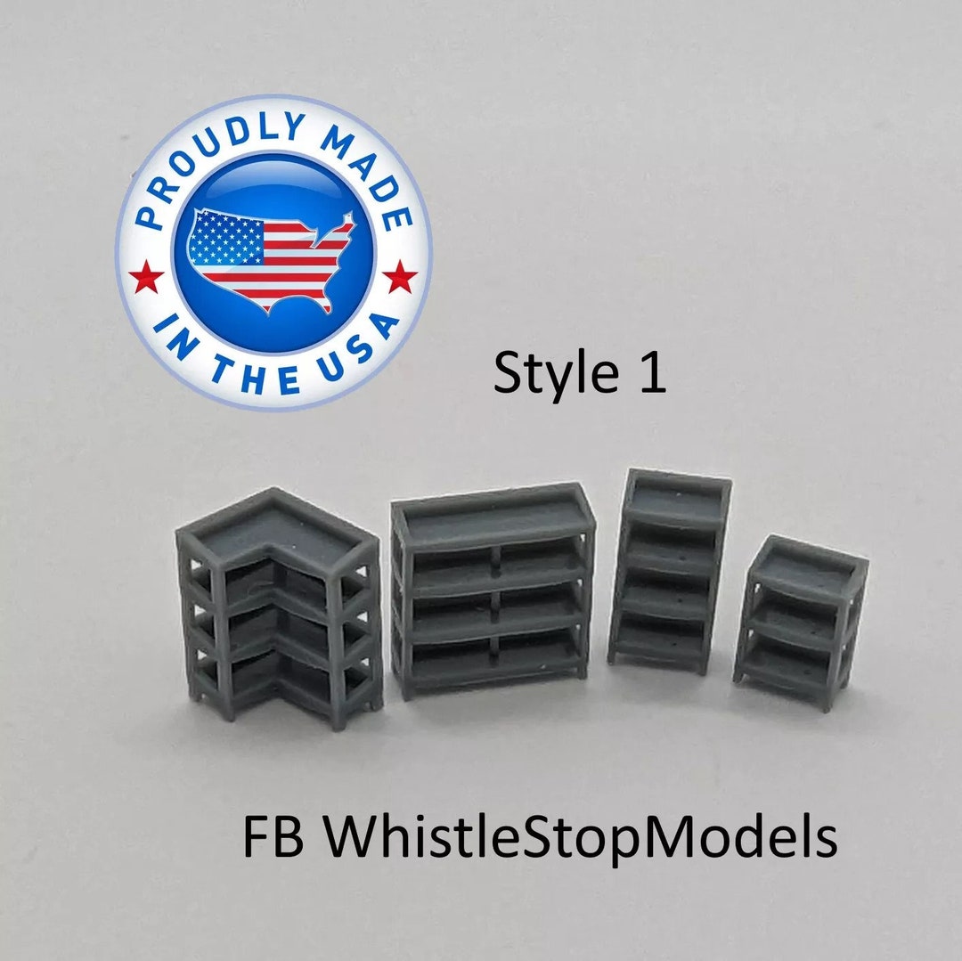N Scale Shop and Store Shelving - Etsy