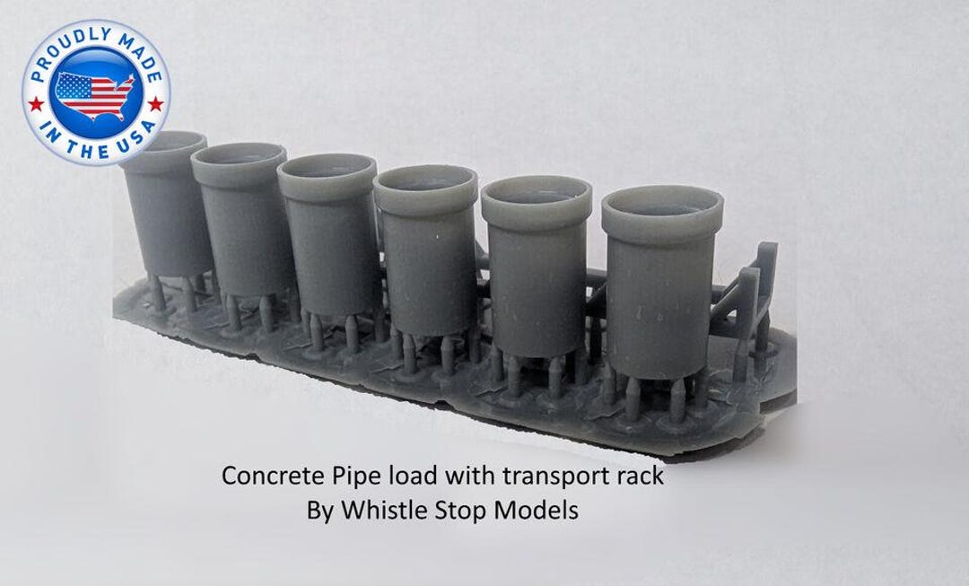 N Scale Culvert Pipe Car Load - Etsy
