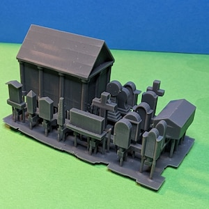 Ho-scale Cemetery Set Graveyard Graves HO6511 - Etsy