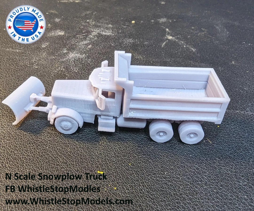N-scale Snowplow Truck N3018 - Etsy