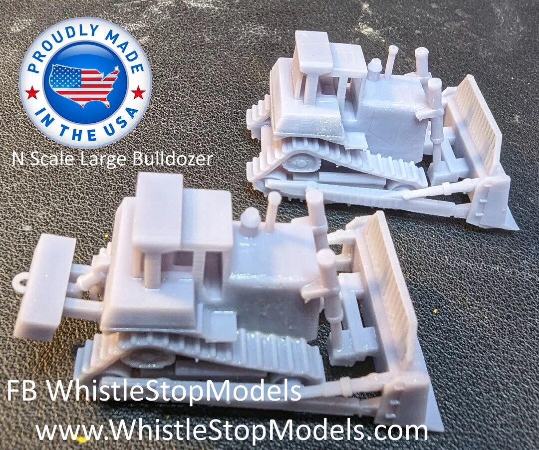 N Scale Large Bulldozers Set of 2 - Etsy