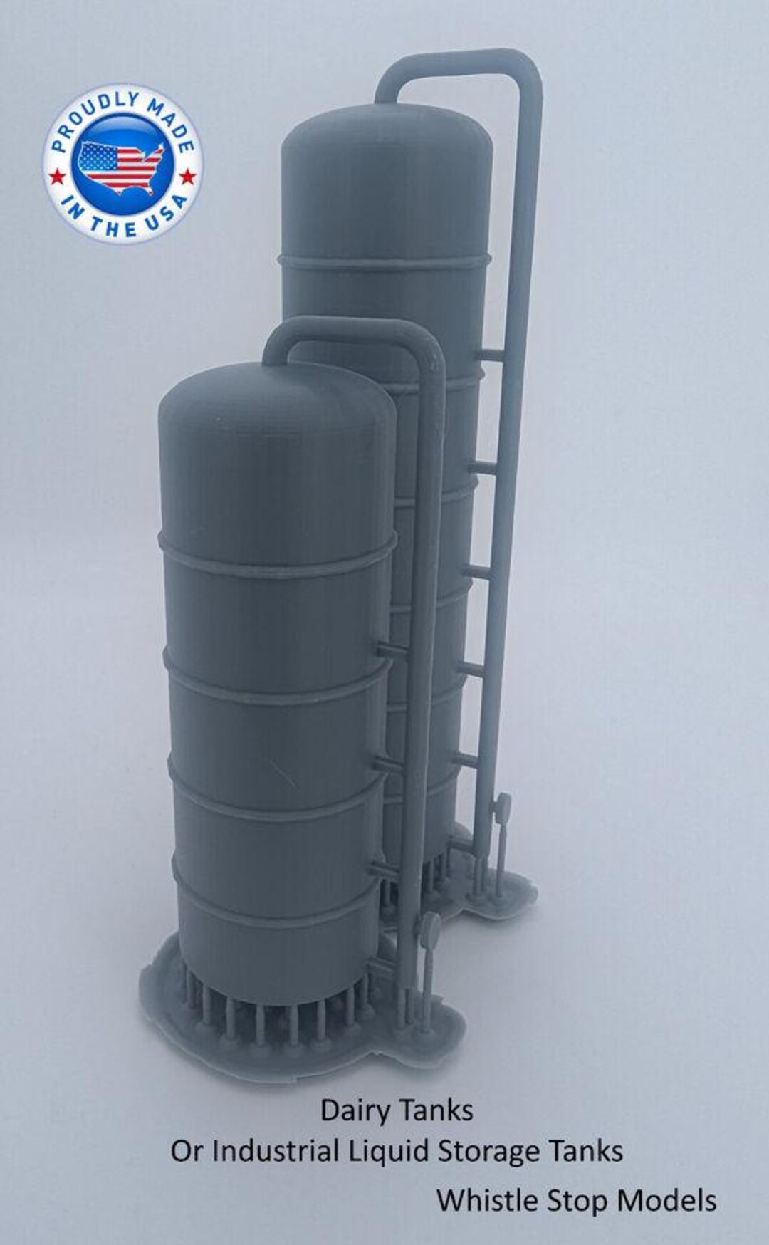 HO Scale Set of 2 Dairy Farm Tanks HO8007 - Etsy