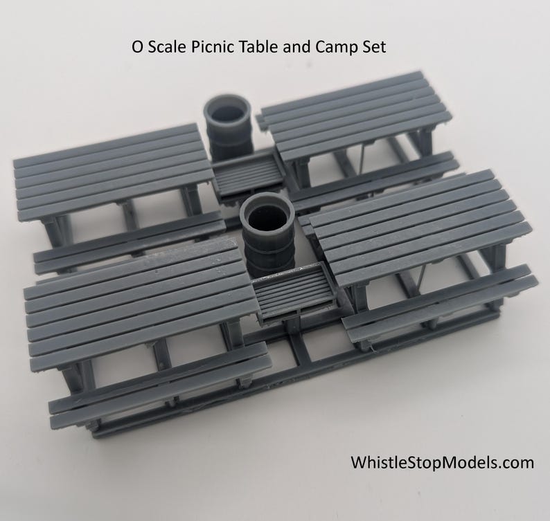 O Scale Picnic Camp Set - Etsy