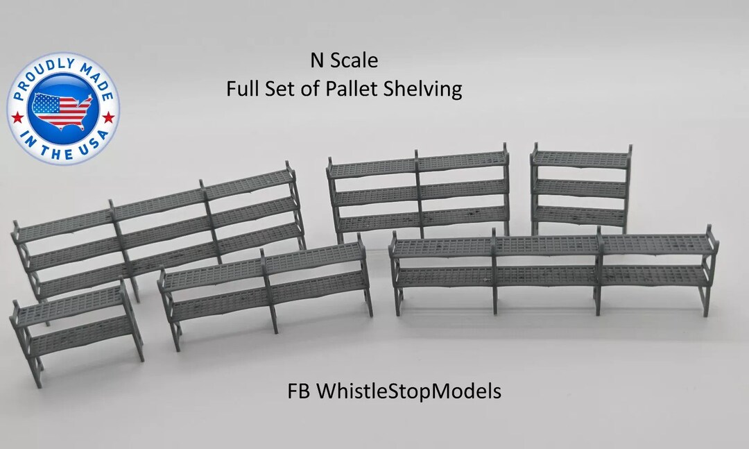 N Scale Pallet Shelving N1013 - Etsy