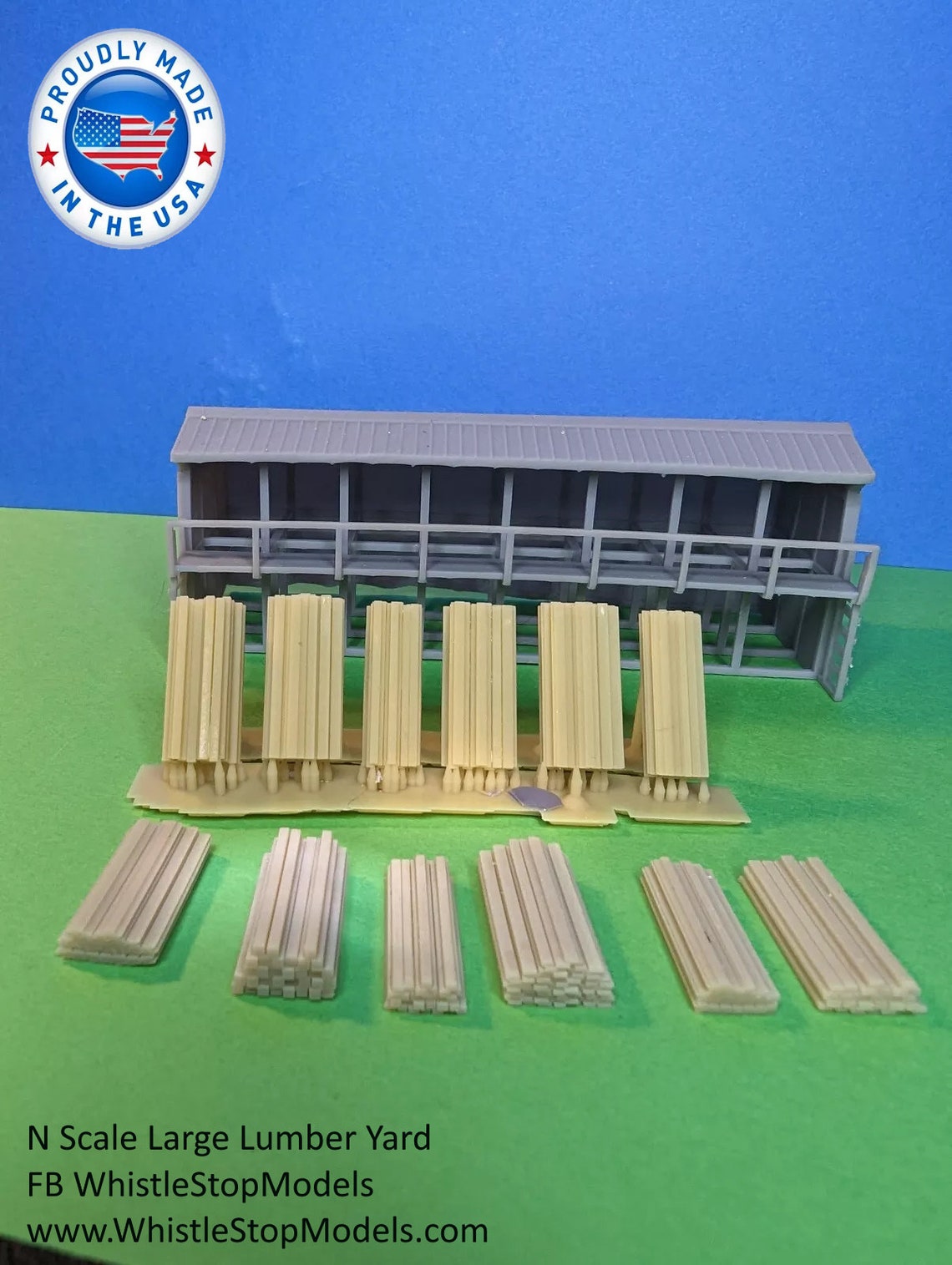 N-scale Large Lumber Shed - Etsy
